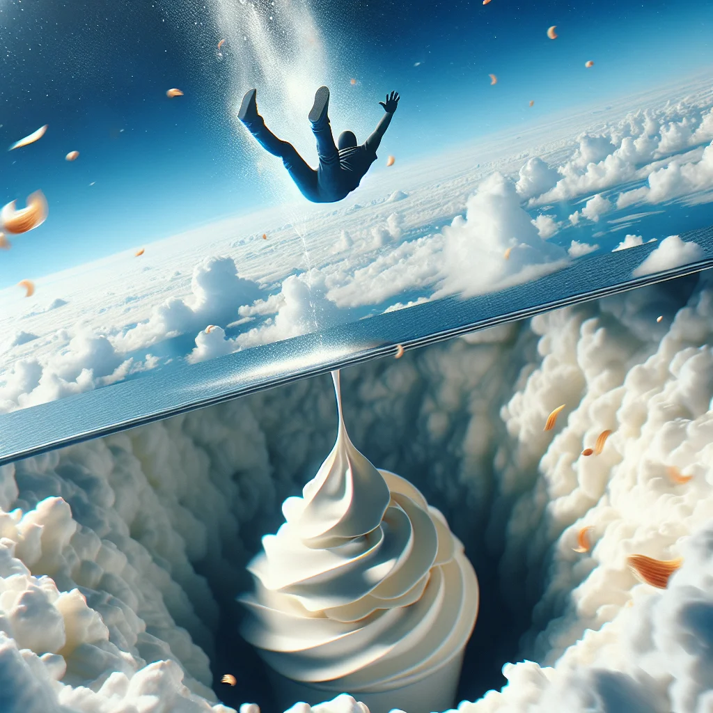 Could a human survive landing in a fifty-foot-deep pool of whipped ...