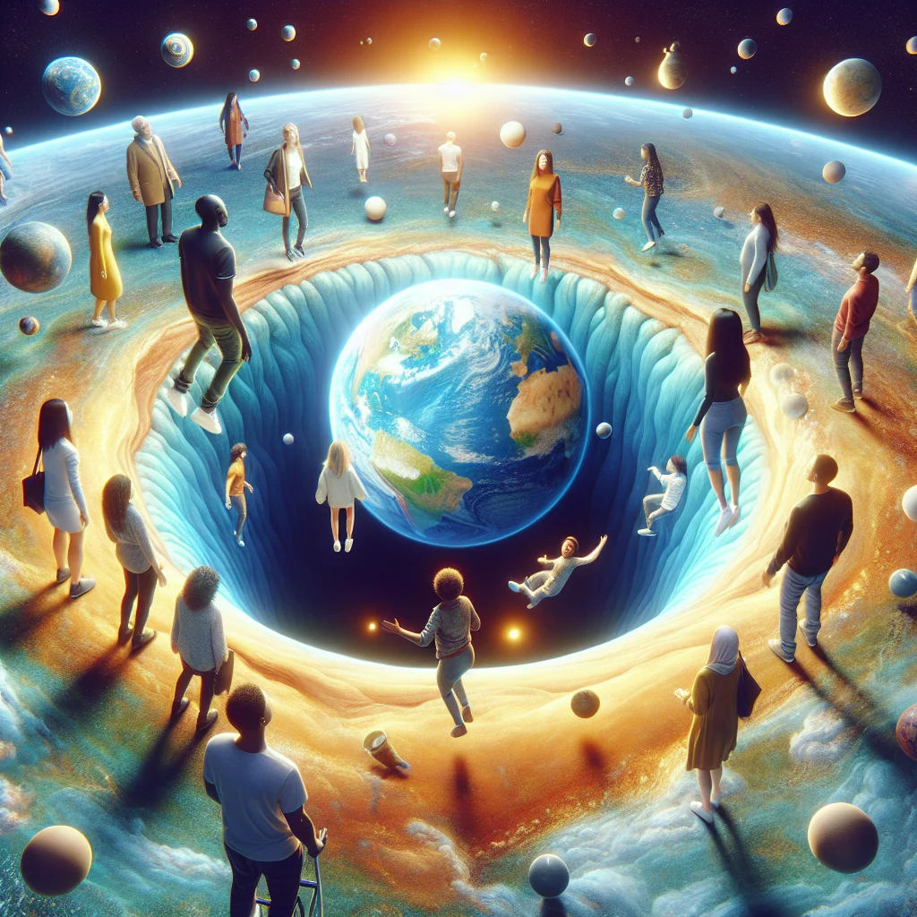If the Earth were a hollow shell, why would you float weightlessly ...