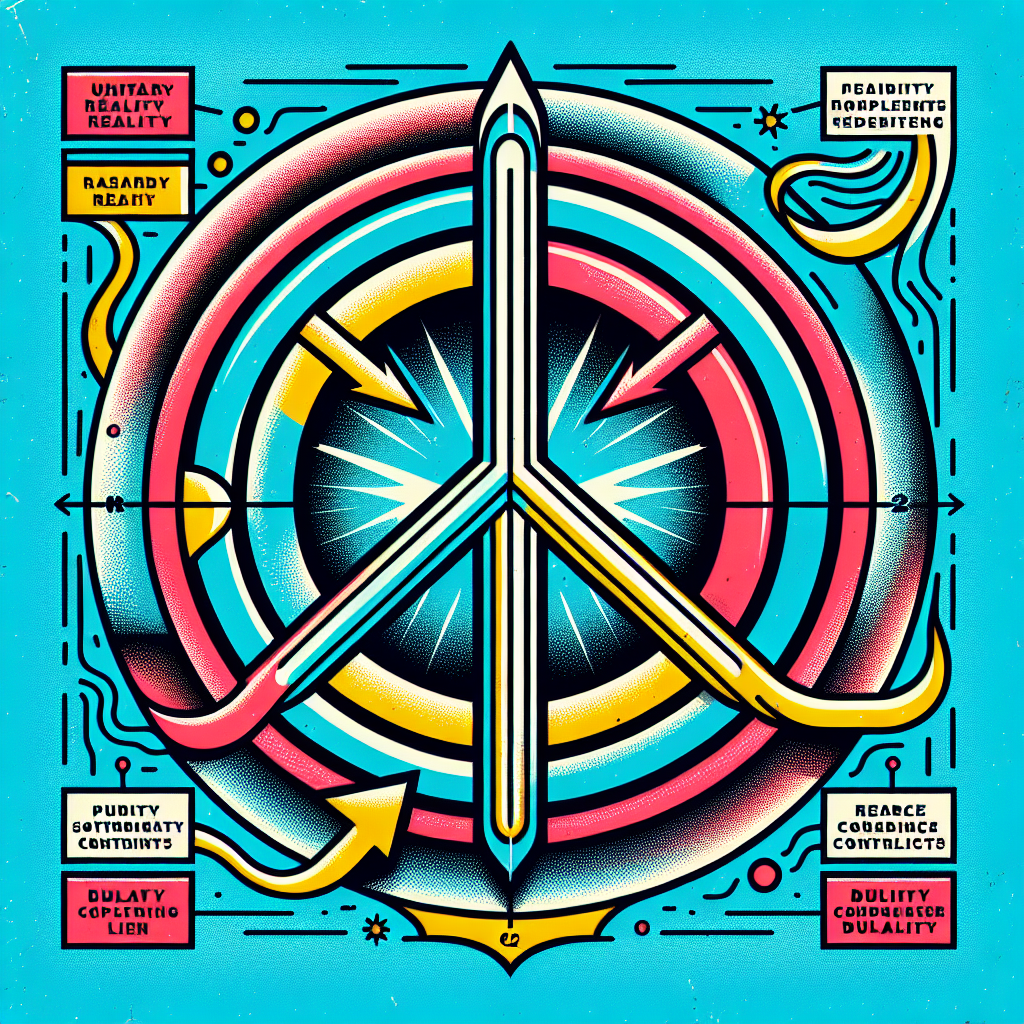 What do the straight lines inside a peace sign actually represent ...