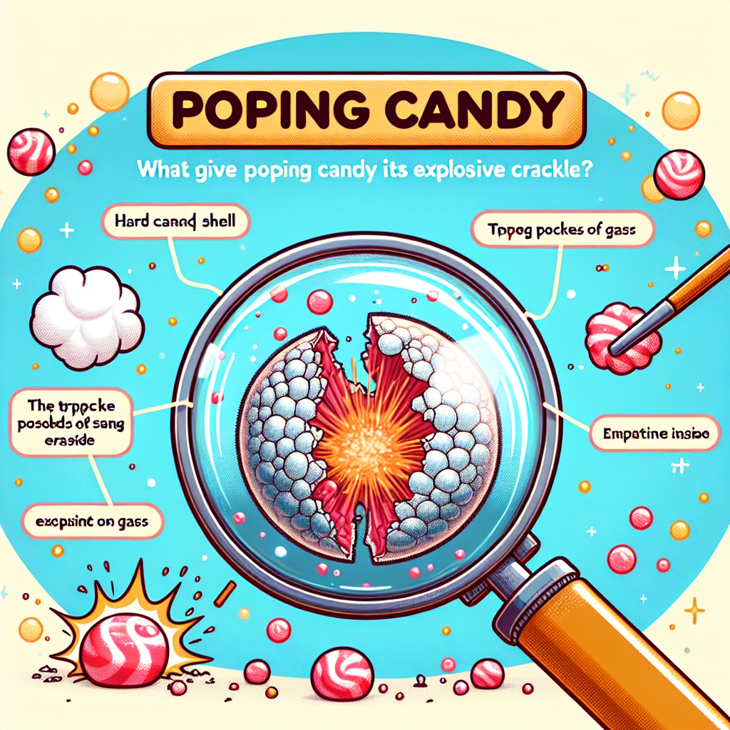 What gives popping candy its signature explosive crackle? | UsefulBS