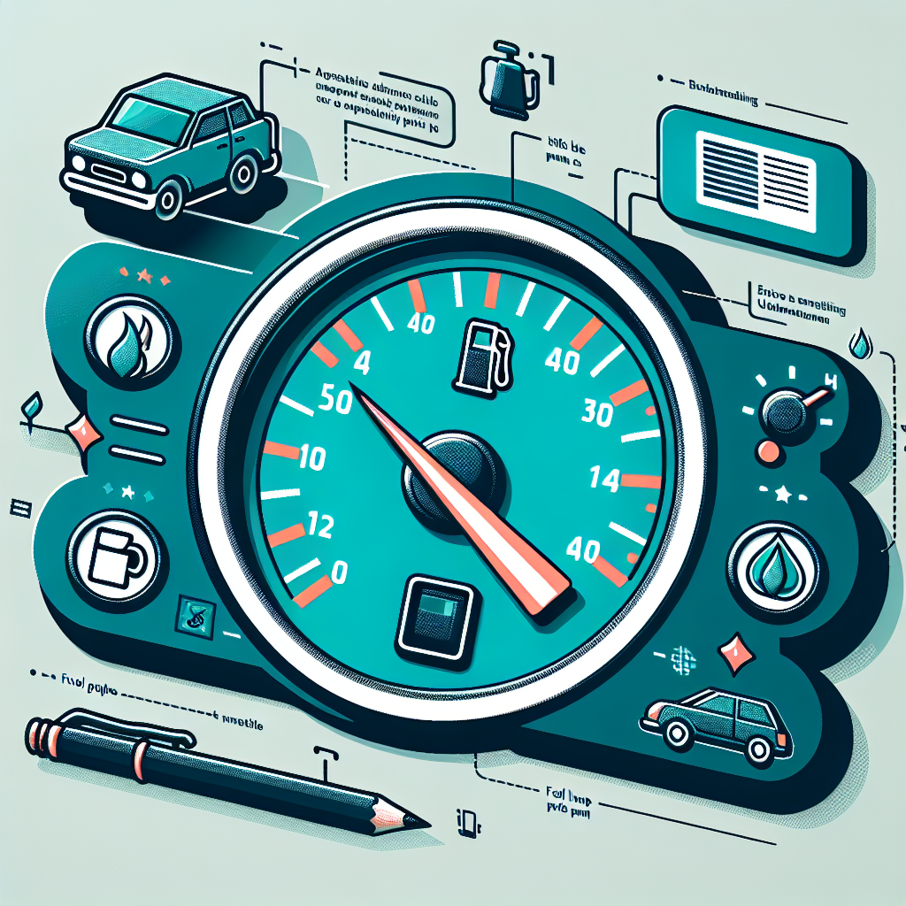 What is the purpose of that little arrow on your car's fuel gauge ...