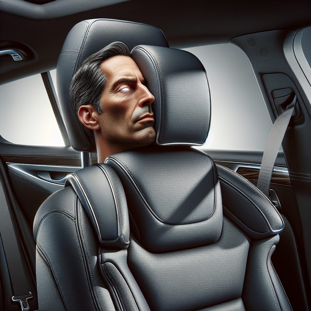 Why are modern car headrests angled so uncomfortably forward? | UsefulBS