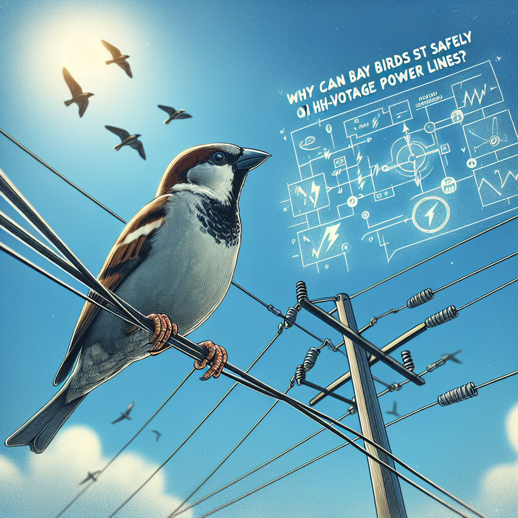 Why can birds sit safely on high-voltage power lines? | UsefulBS