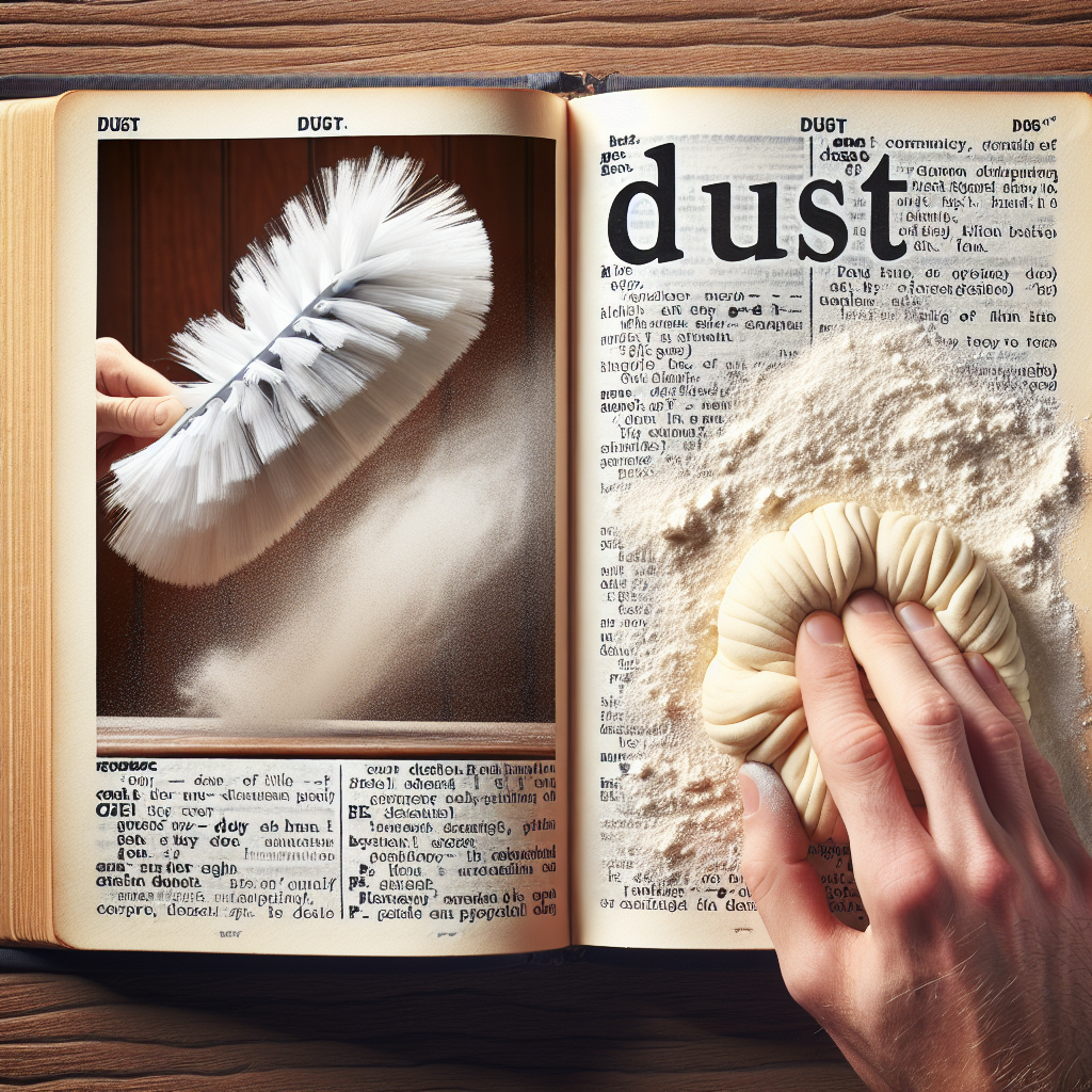 Why can the word dust mean both to add fine particles and to remove ...