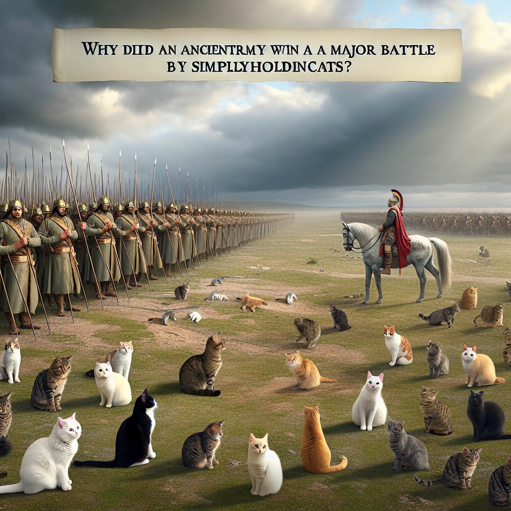Why did an ancient army win a major battle by simply holding cats ...