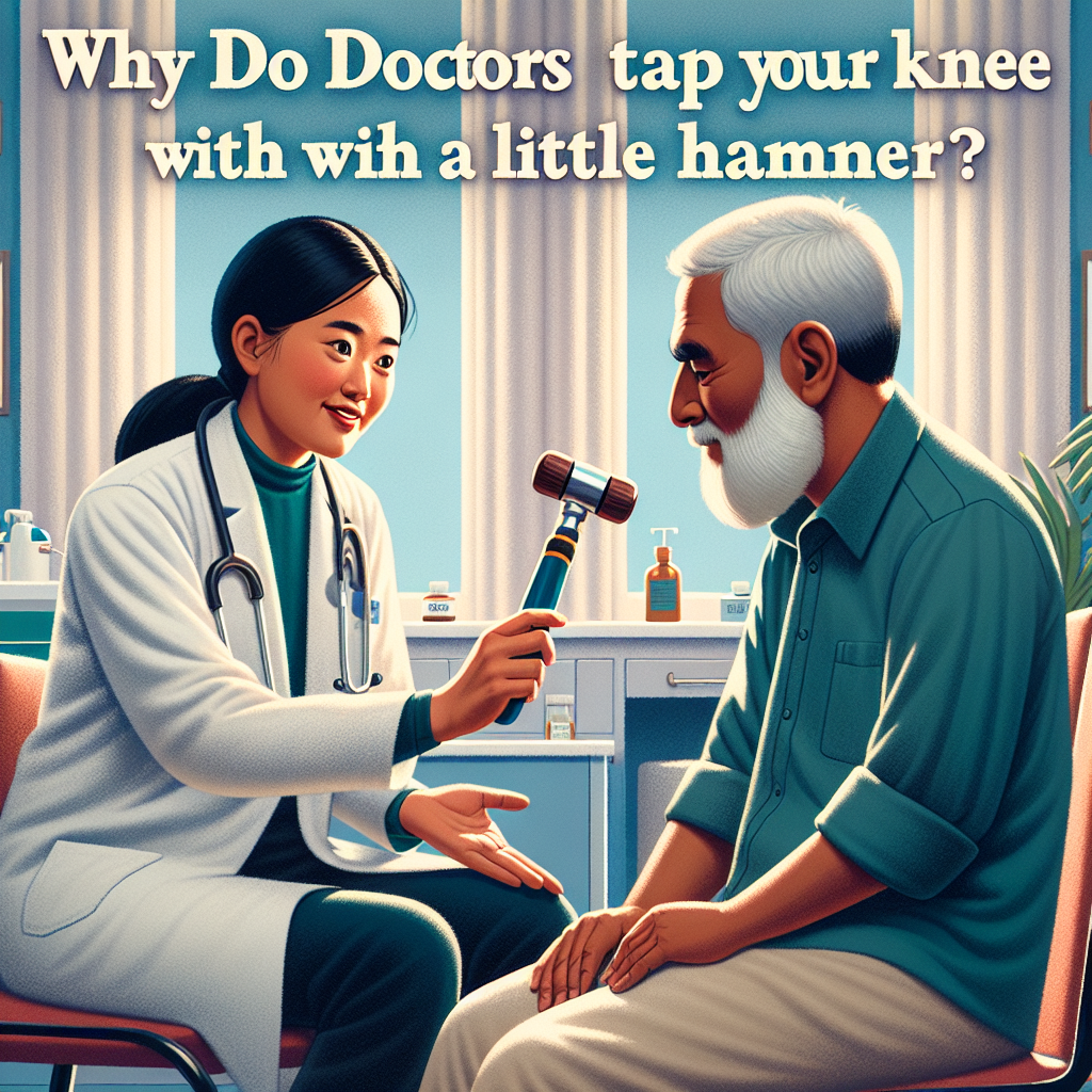 Why do doctors tap your knee with a little hammer? | UsefulBS