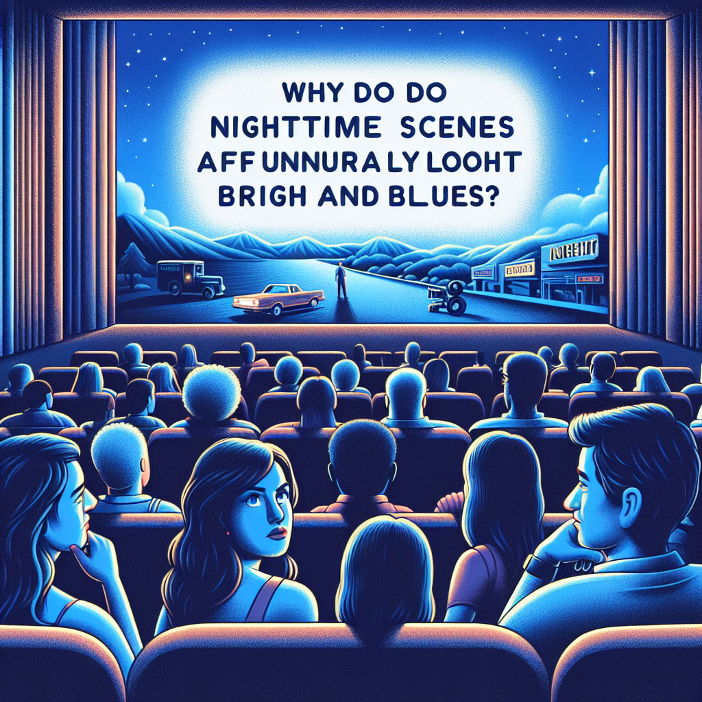 Why do nighttime scenes in movies often look unnaturally bright and ...