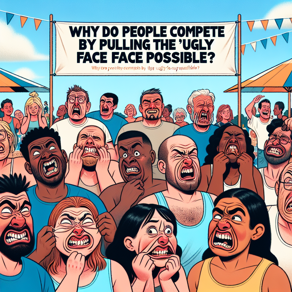 Twisted Faces, Timeless Fun: Why People Compete by Pulling the Ugliest ...