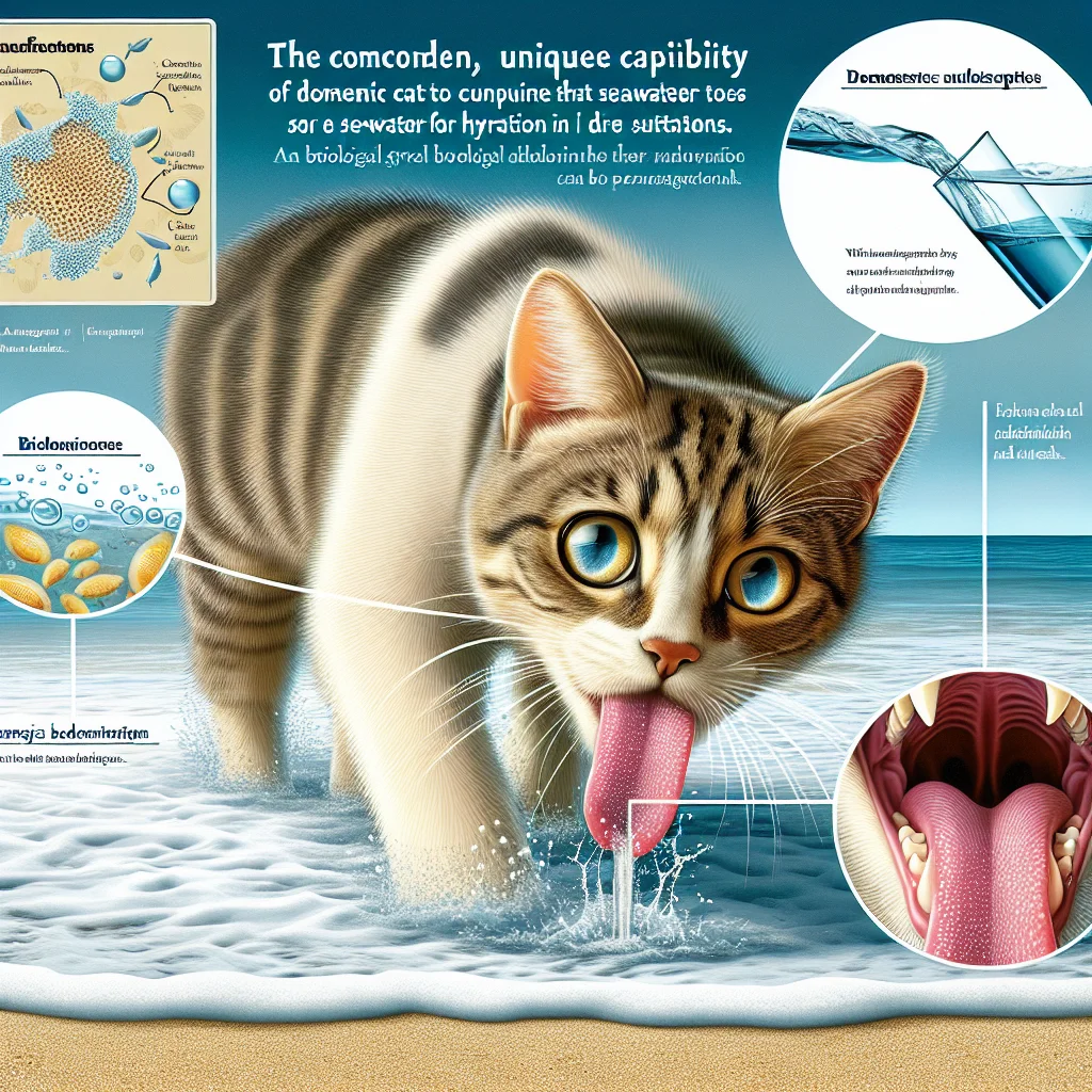 Why do pet cats possess the rare biological ability to stay hydrated by ...