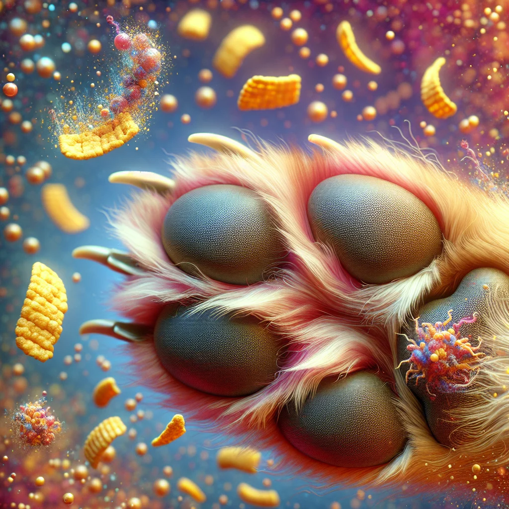 Why do pet dog paws often smell like corn chips because of specific ...