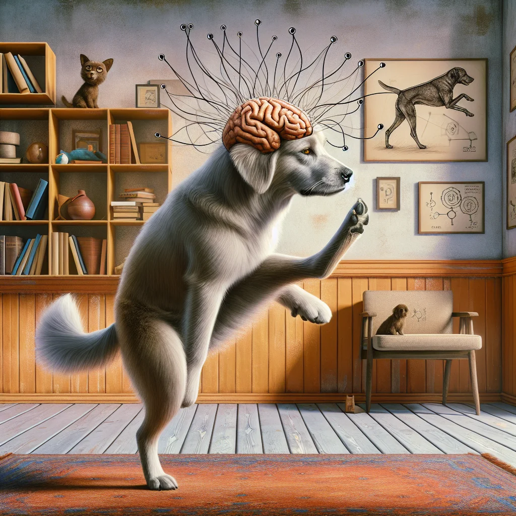 Why do pet dogs possess an involuntary scratch reflex that triggers a ...