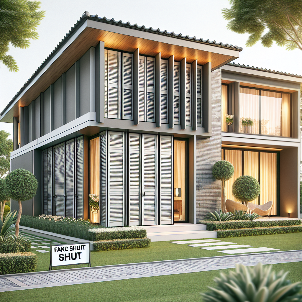 Why do so many modern houses have fake shutters that don't actually ...