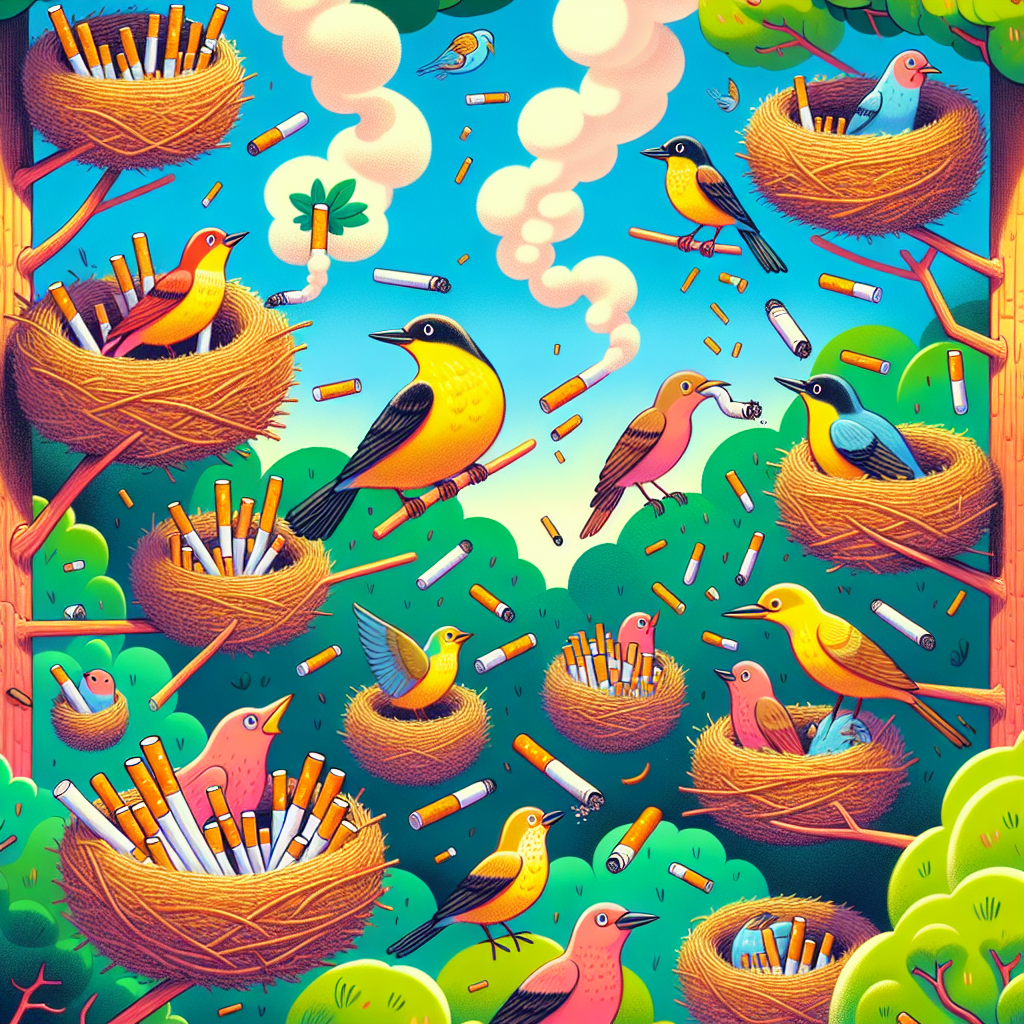 Urban Adaptation or Toxic Trap? Why Some Birds Use Cigarette Butts in ...