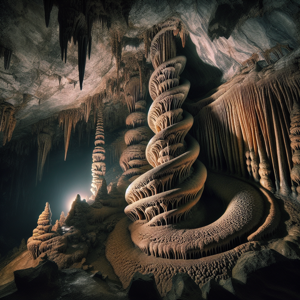 Why do some cave formations grow in bizarre sideways spirals, defying ...