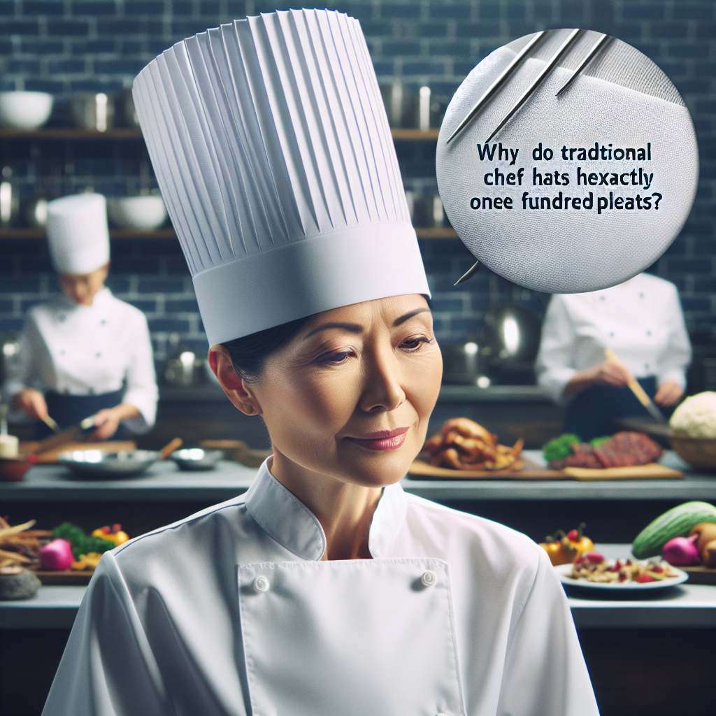 Why do traditional chef hats have exactly one hundred pleats? | UsefulBS