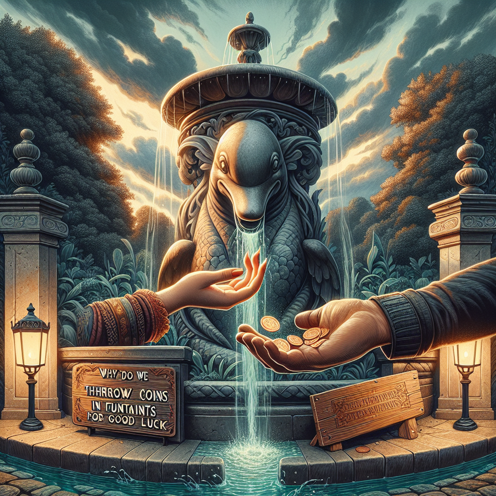Why do we throw coins in fountains for good luck? | UsefulBS