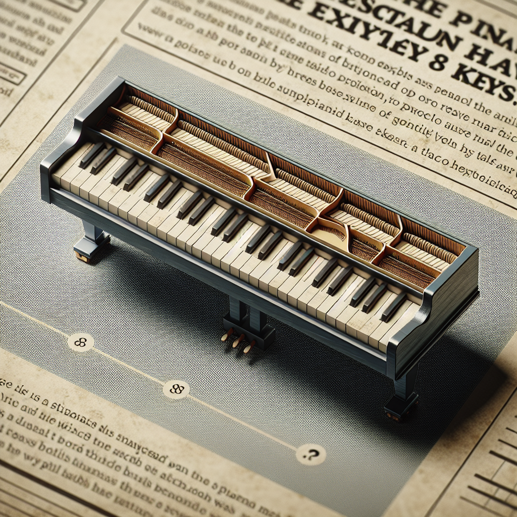 Why does a standard piano have exactly eighty-eight keys? | UsefulBS