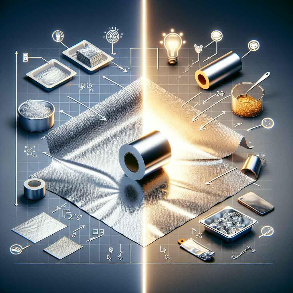 Why does aluminum foil have one shiny side and one dull side? | UsefulBS