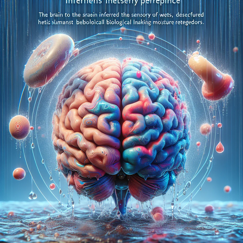 Why does your brain have to infer the sensation of wetness because ...