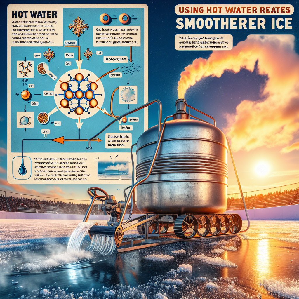 Why is hot water used to create a smoother sheet of ice on skating ...