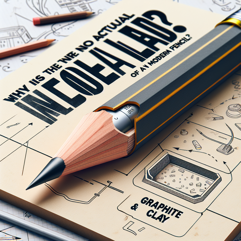 Why is there no actual lead in the lead of a modern pencil? | UsefulBS