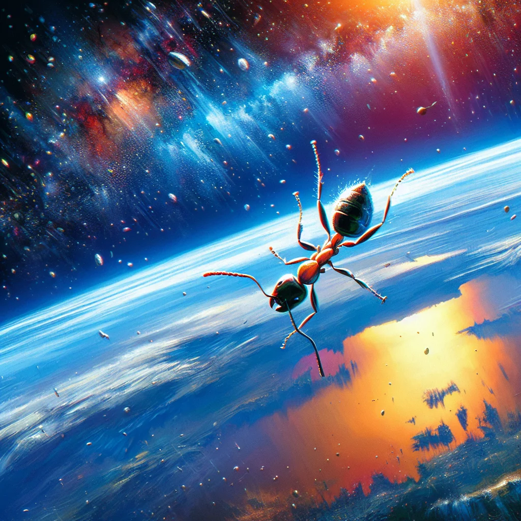 Why would an ant survive a fall from the edge of space without a ...